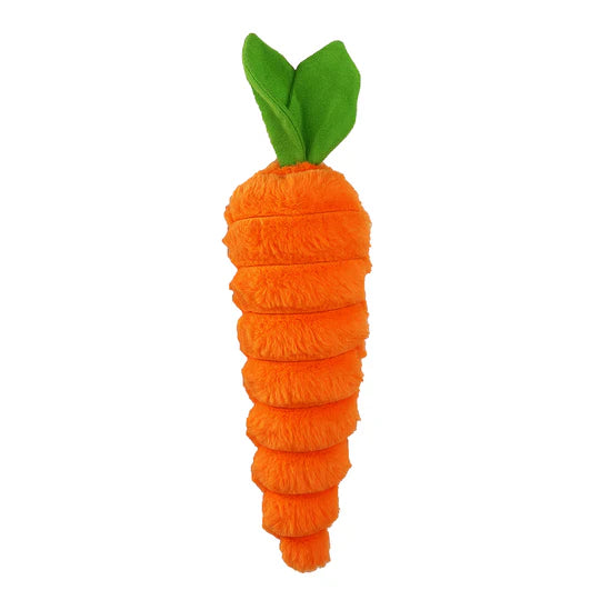 Pet Lou 12" Luxe Carrot – 5 Bells Natural Dog