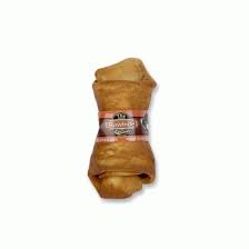 Lennox 8-9" Chicken Flavored Rawhide bone – 5 Bells Natural Dog